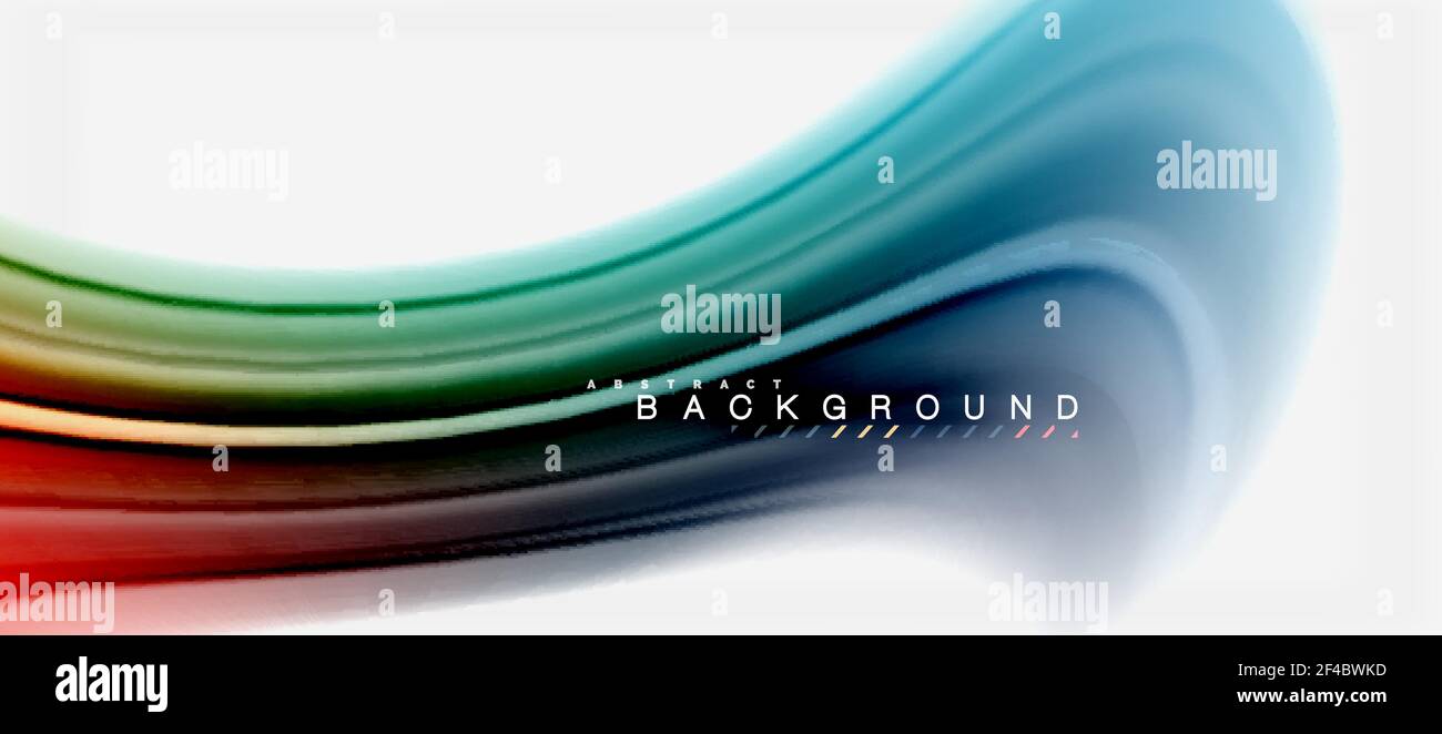 Rainbow fluid colors abstract background twisted liquid design ...