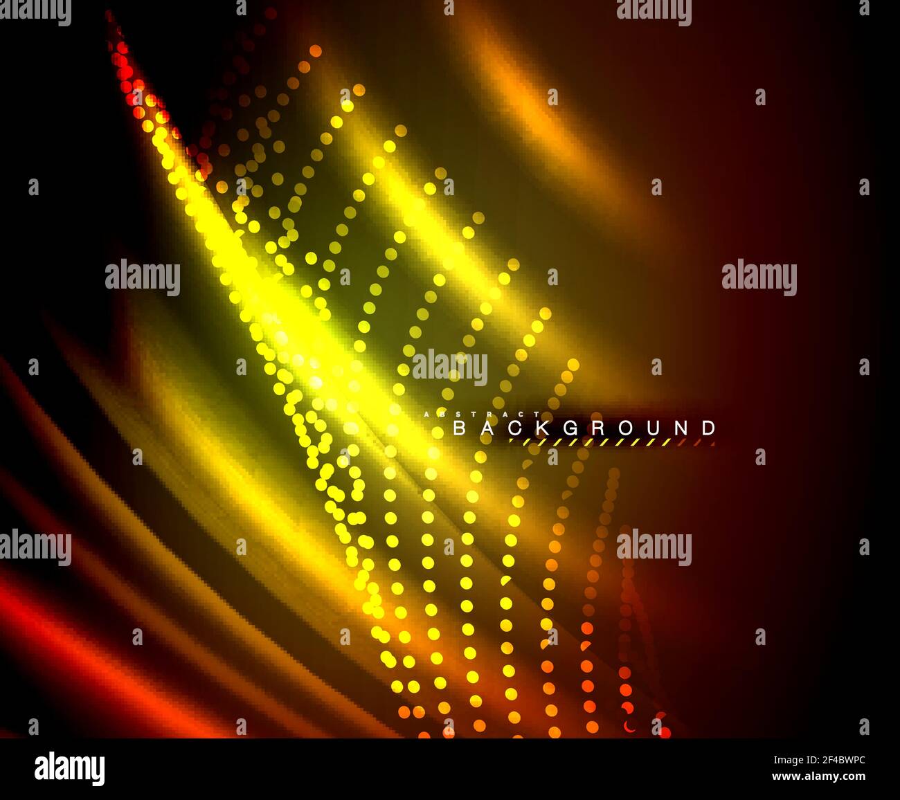 Neon glowing techno lines, hi-tech futuristic abstract background ...