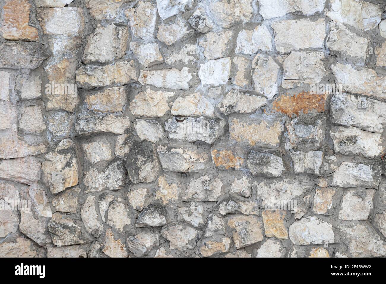 Stone wall texture photo. Old ancient stones. Grey colour Stock Photo ...