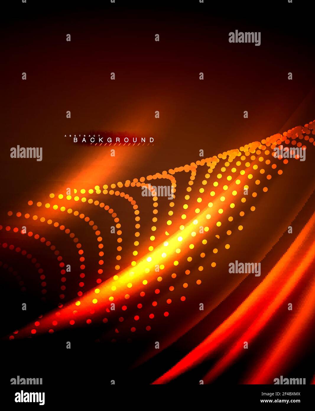Neon glowing techno lines, hi-tech futuristic abstract background ...