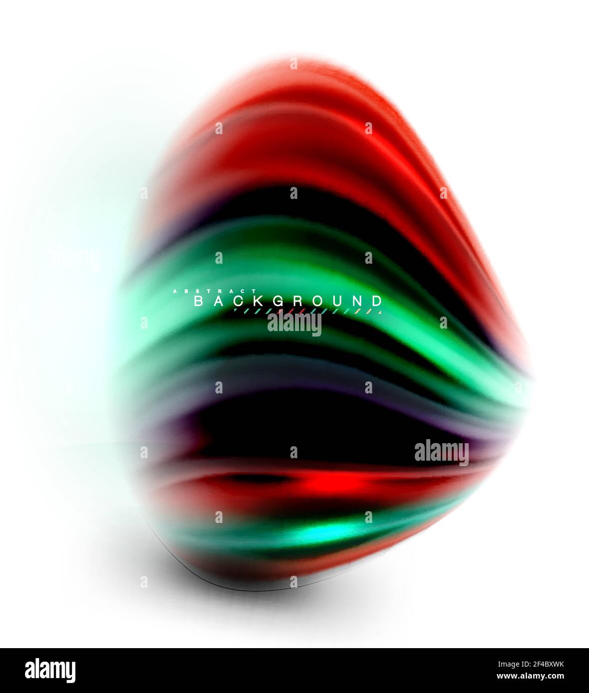 Fluid liquid mixing colors concept on light grey background, wave and ...