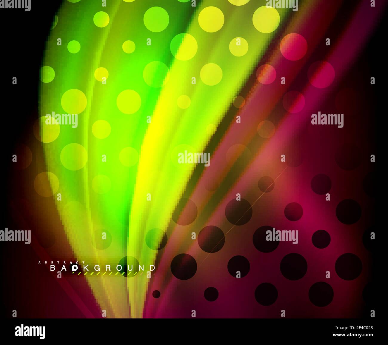 Neon holographic fluid color wave for web, wallpaper, pattern, texture ...