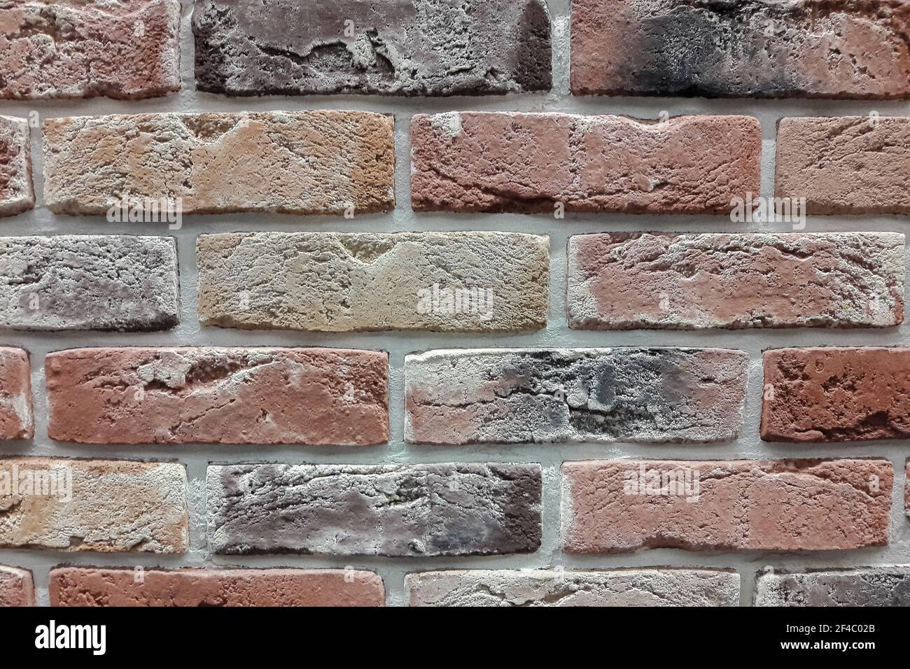 Clinker brick of brown color. Clinker thermal panels for finishing the ...