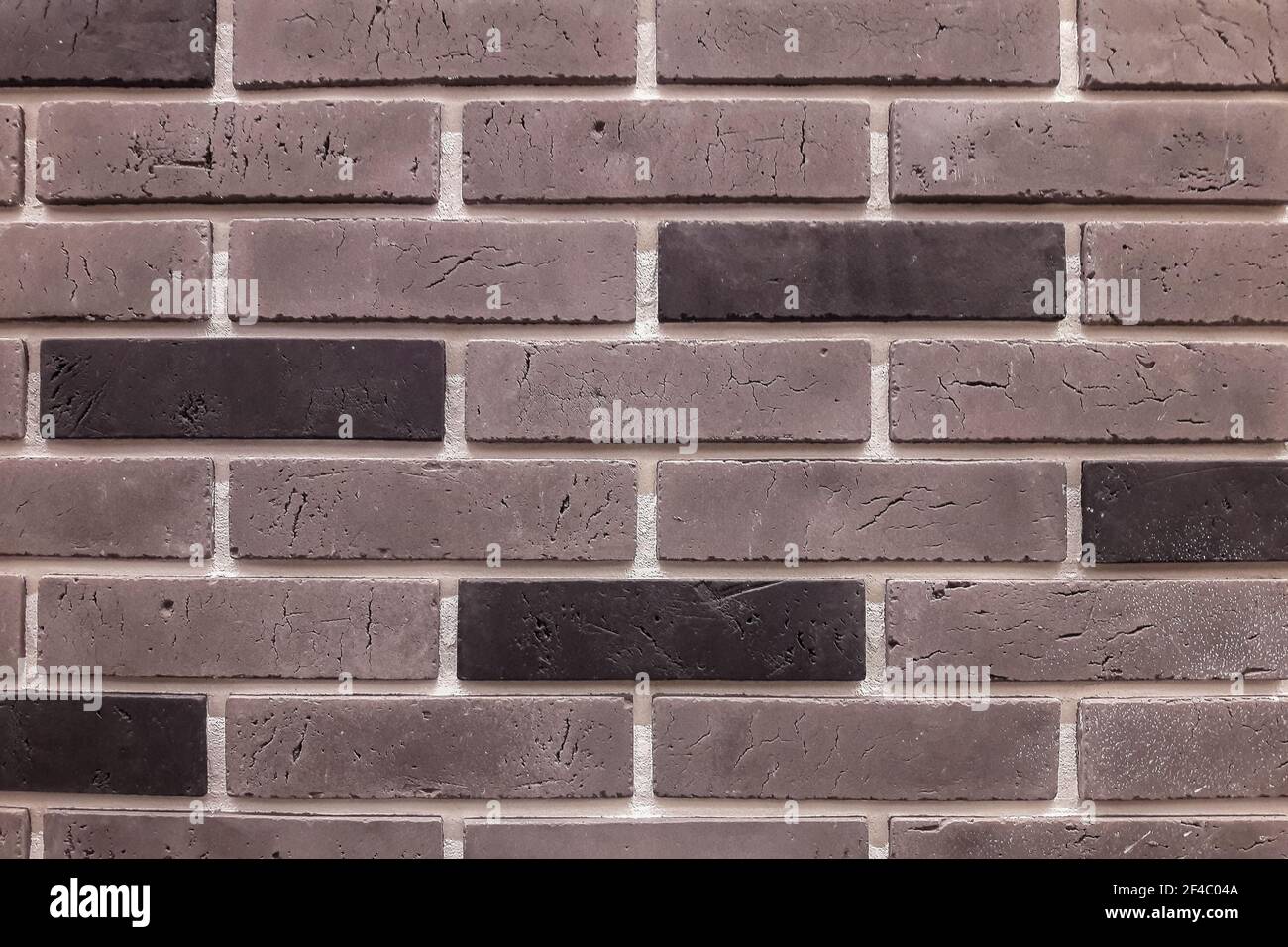 Clinker brick of brown color. Clinker thermal panels for finishing the ...