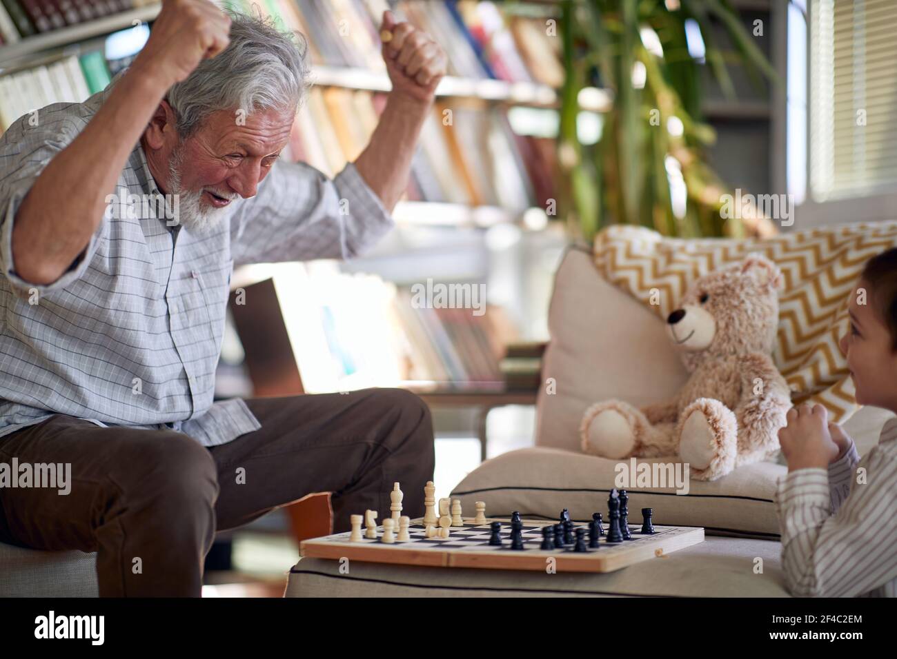 Happy grandpa hi-res stock photography and images - Alamy