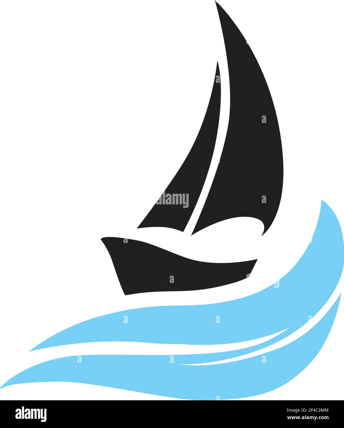 sail boat, vector Stock Vector Image & Art - Alamy