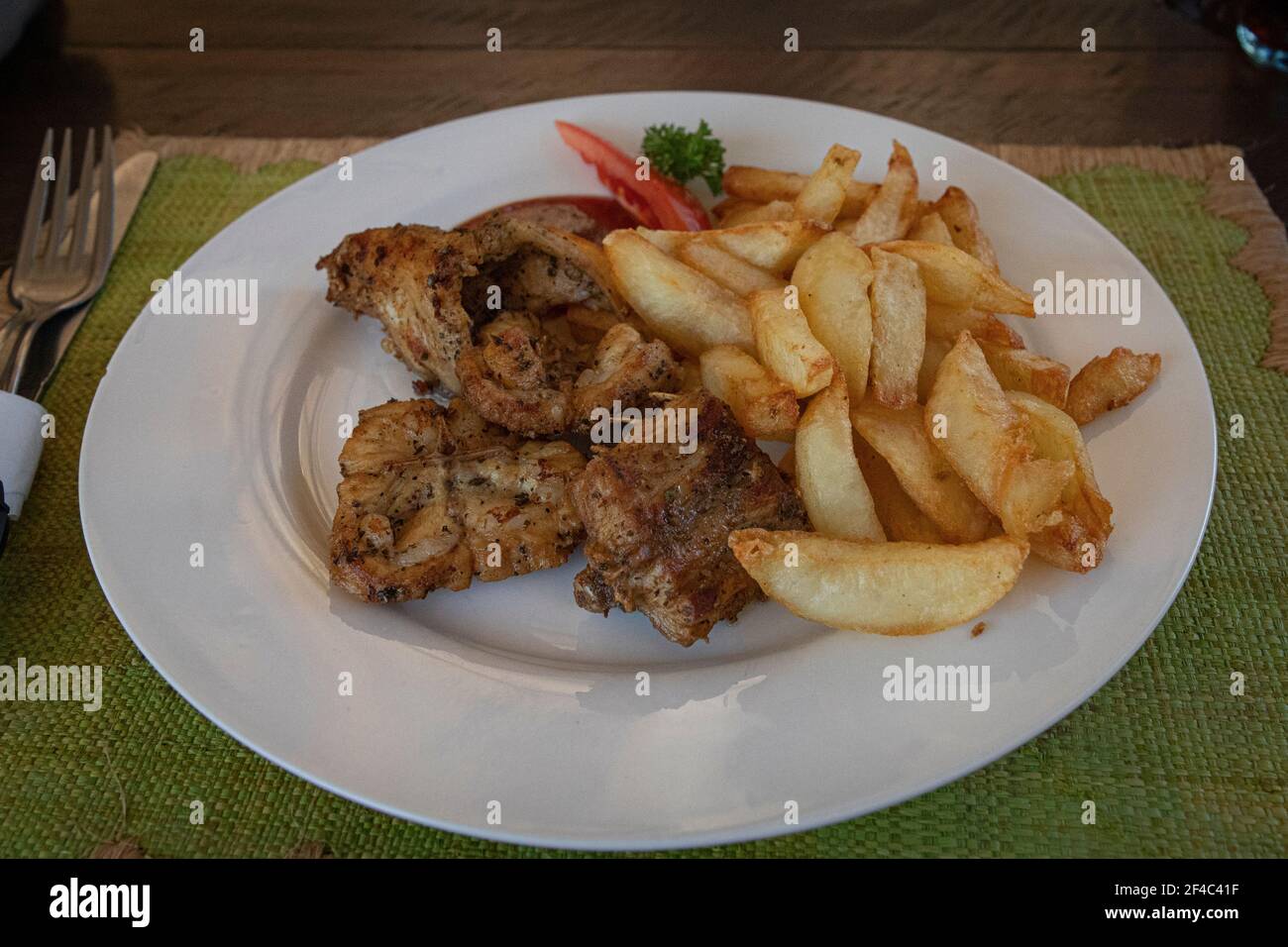 Cooked Crocodile Meat