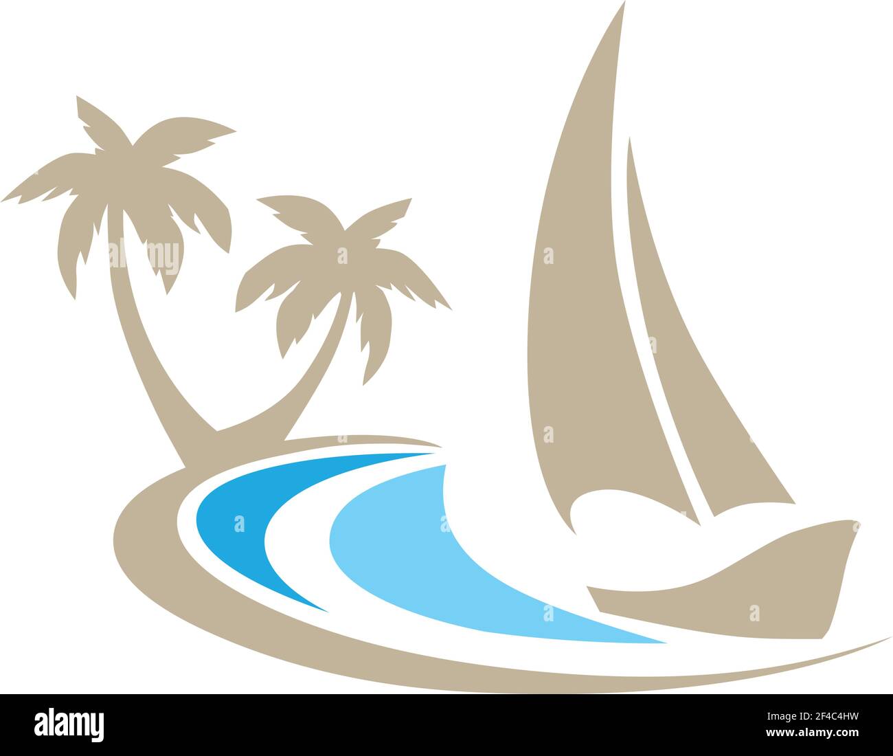 sail boat, vector Stock Vector Image & Art - Alamy