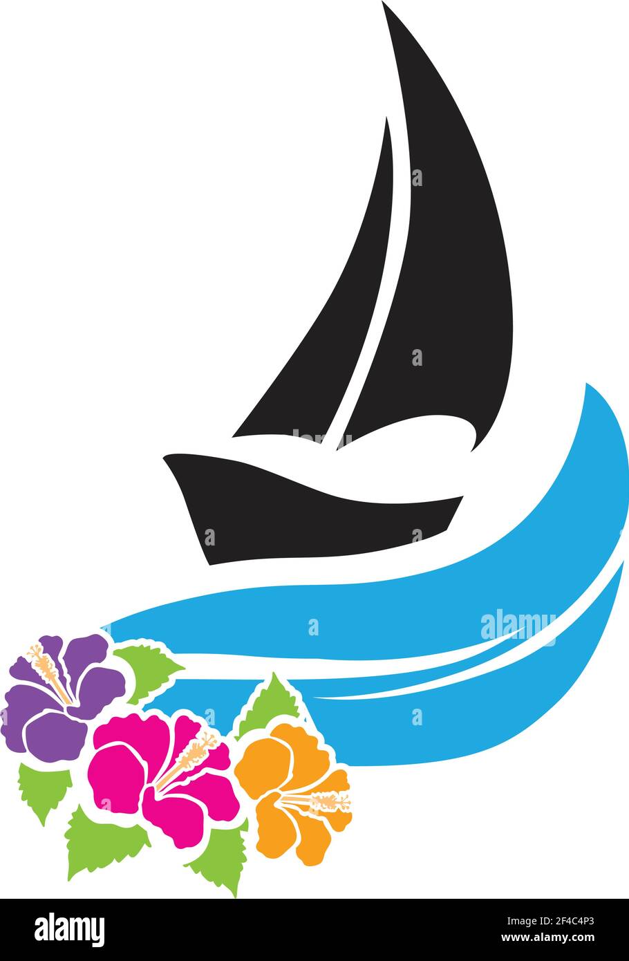 sail boat, vector Stock Vector Image & Art - Alamy