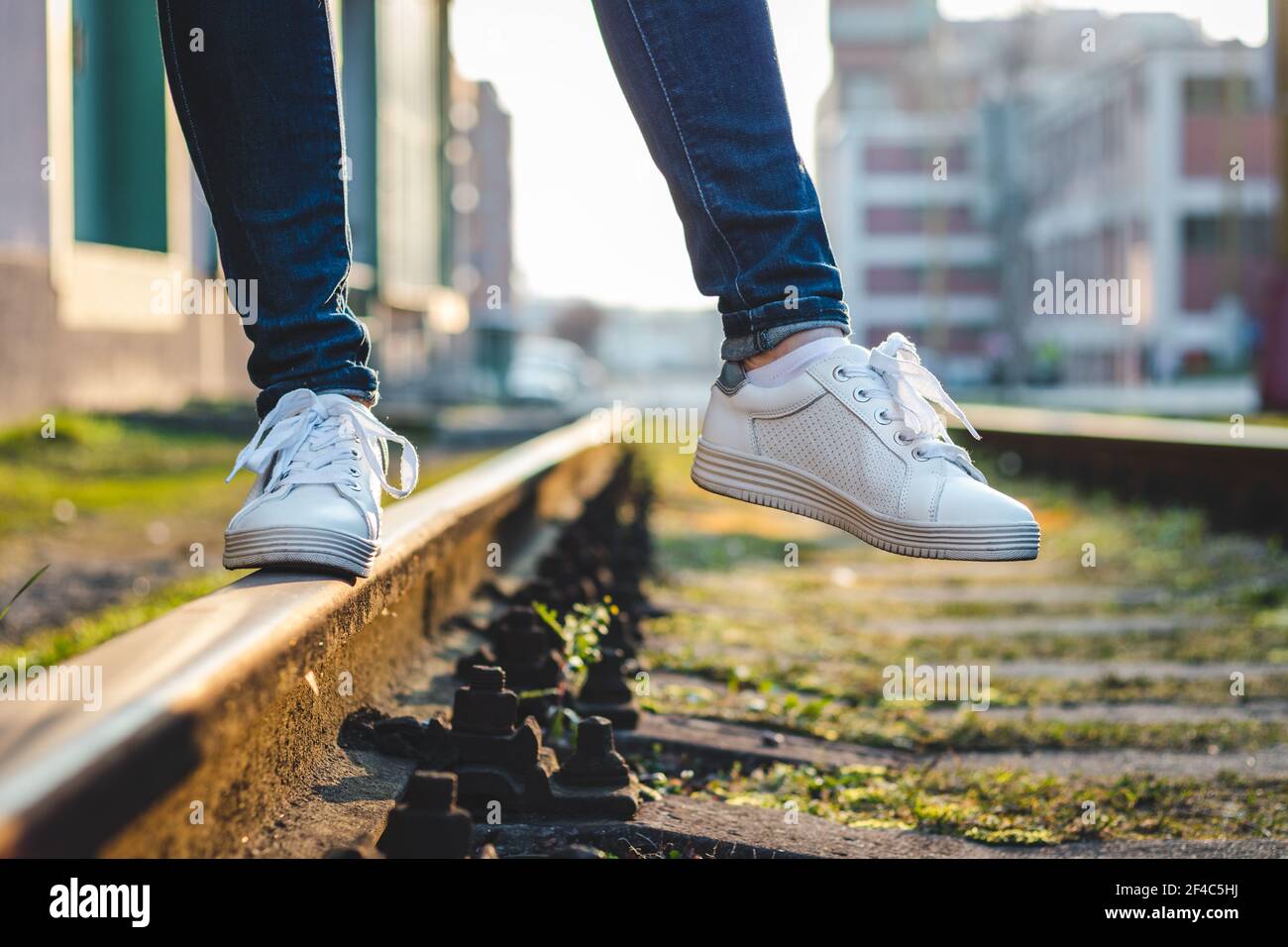 Sneakers track hi-res stock photography and images - Alamy