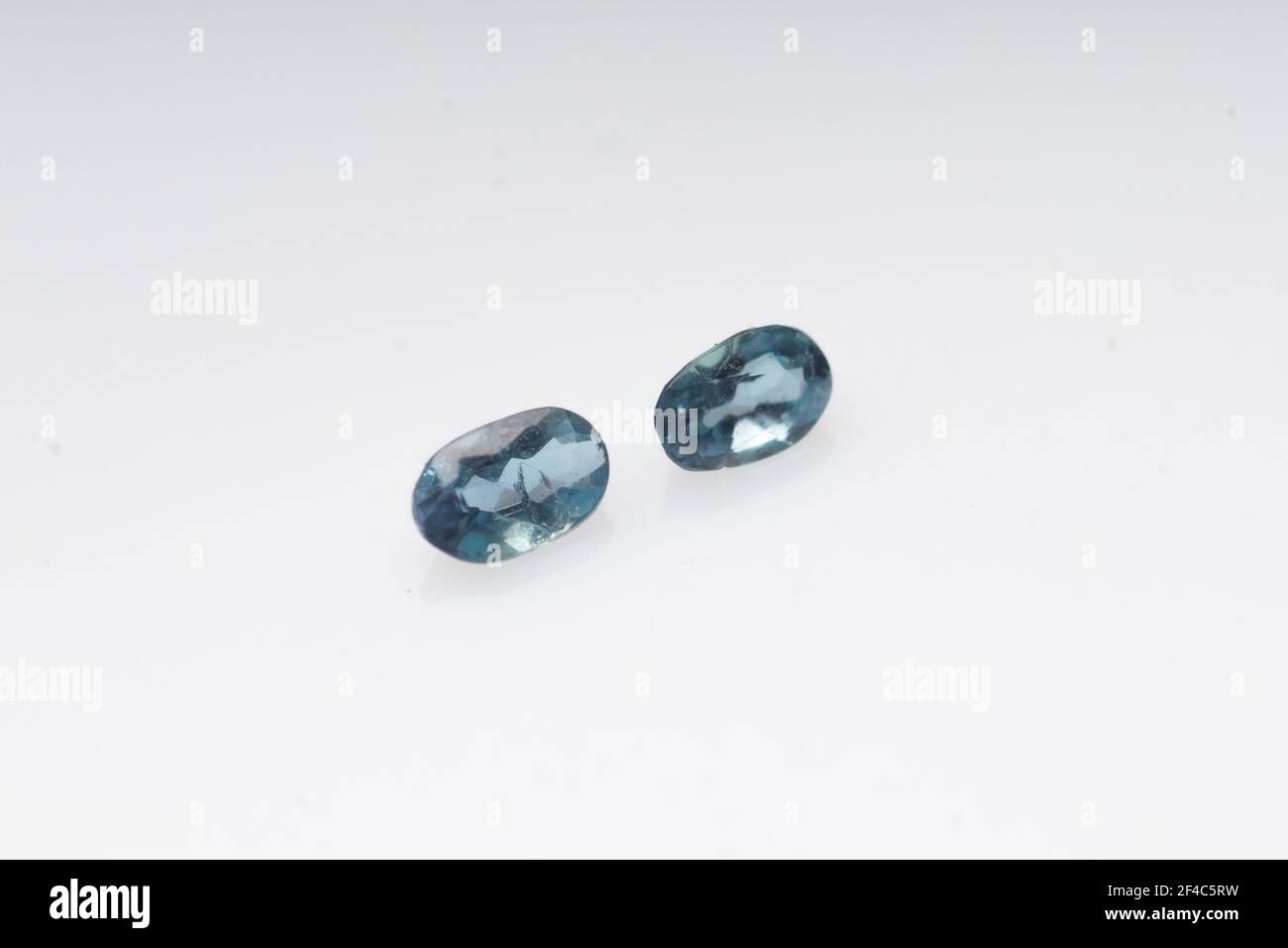 Natural alexandrite on white background Stock Photo - Alamy