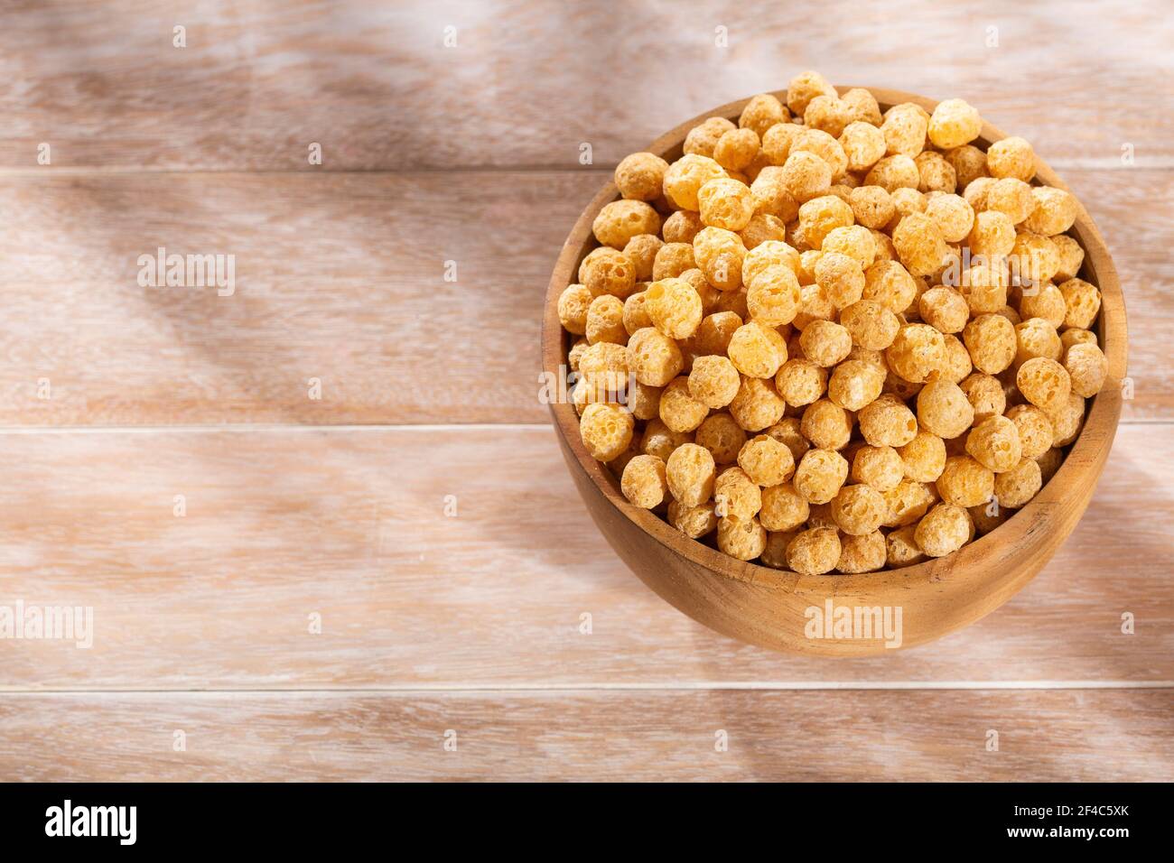 Organic popping Quinoa - Chenopodium quinoa. Text space Stock Photo - Alamy