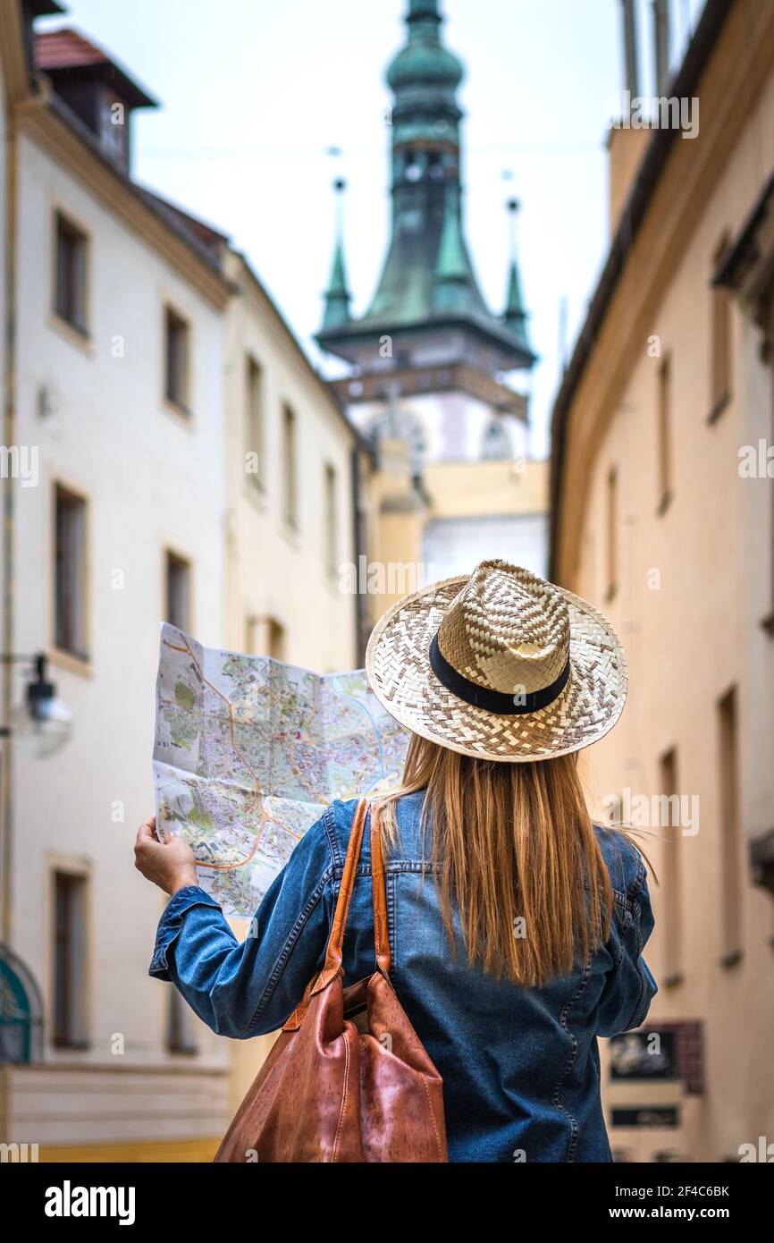 City tourist one person map hi-res stock photography and images - Alamy