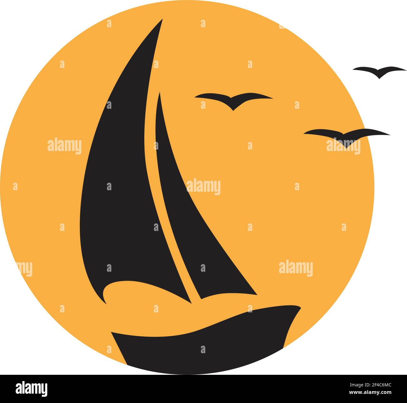 sail boat, vector Stock Vector Image & Art - Alamy