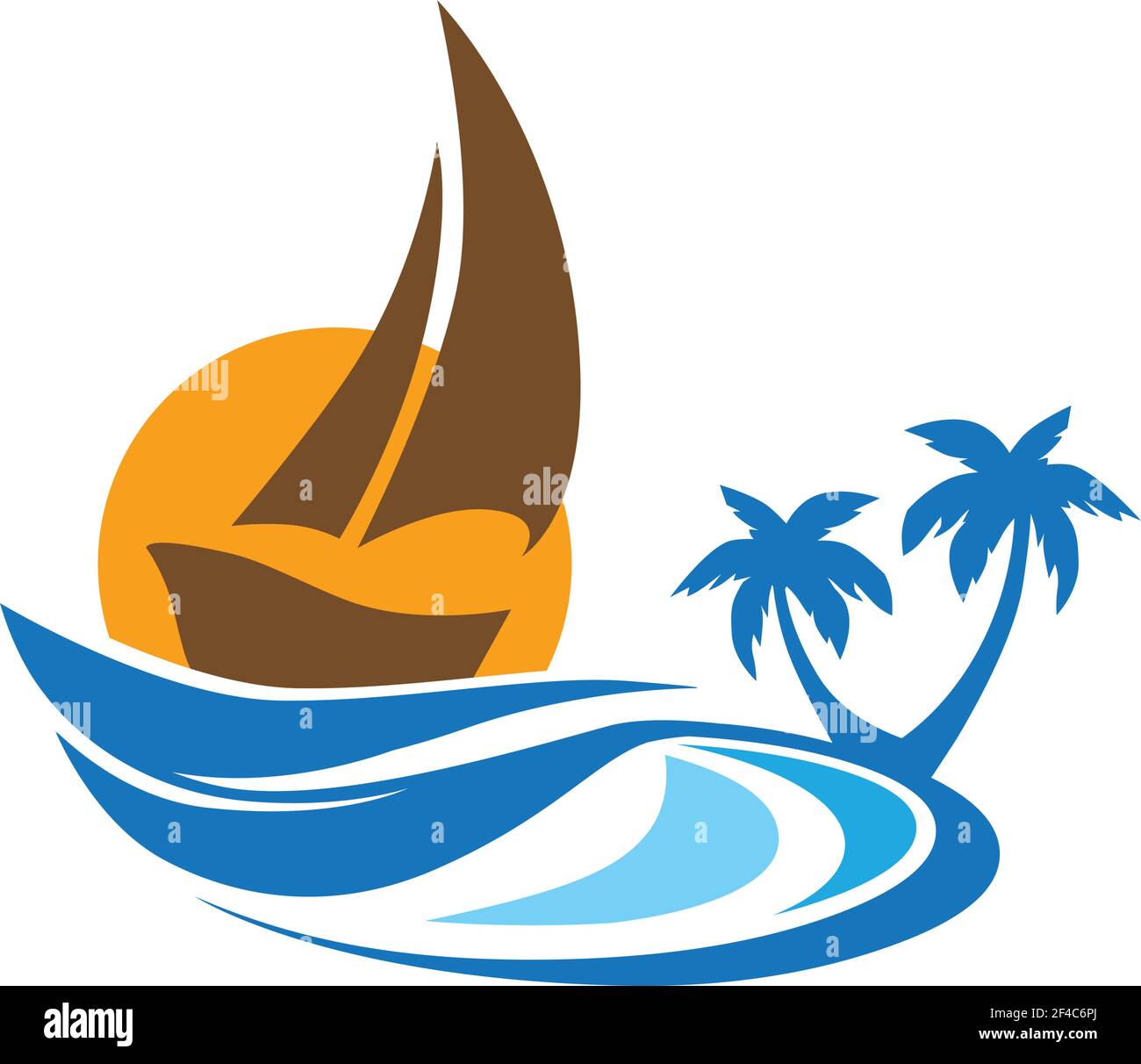 sail boat, vector Stock Vector Image & Art - Alamy