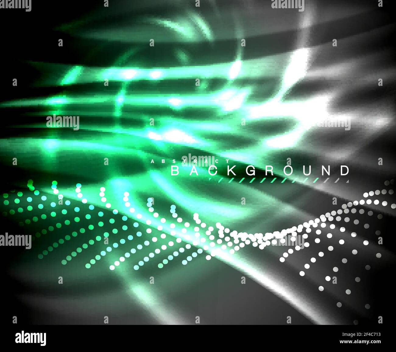 Neon glowing techno lines, hi-tech futuristic abstract background ...