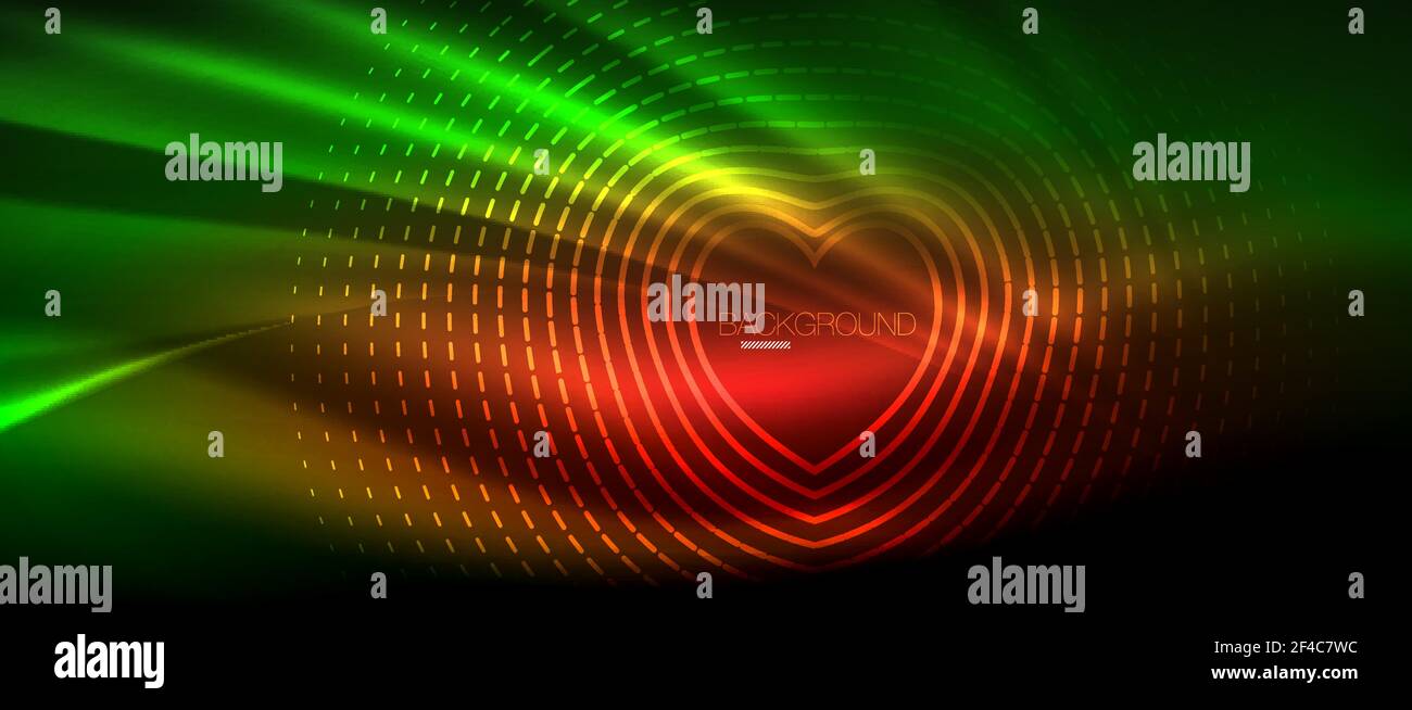 Neon glowing wave, magic energy and light motion background. Wallpaper ...