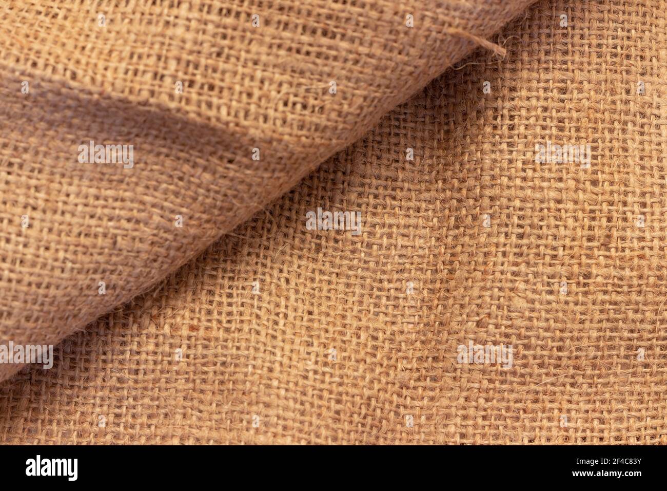 Wrinkled hessian sack cloth hi-res stock photography and images - Alamy