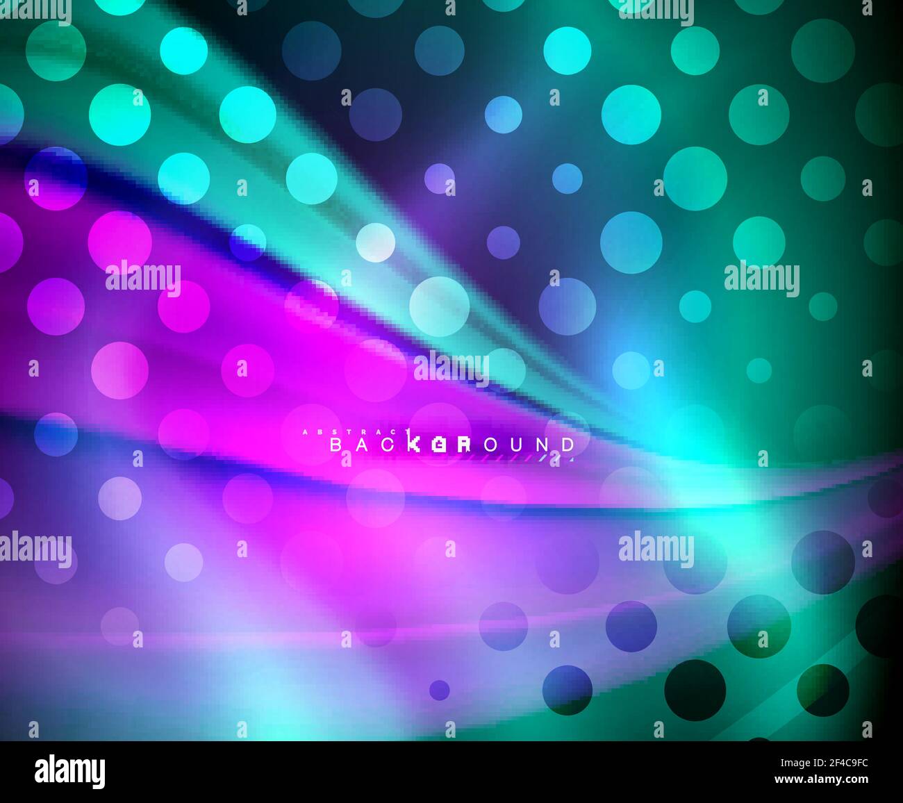 Neon holographic fluid color wave for web, wallpaper, pattern, texture ...