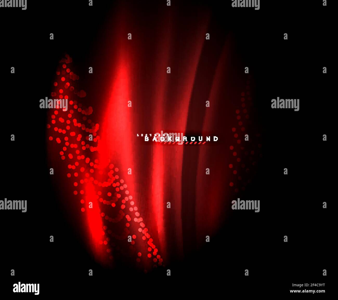 Neon glowing techno lines, hi-tech futuristic abstract background ...