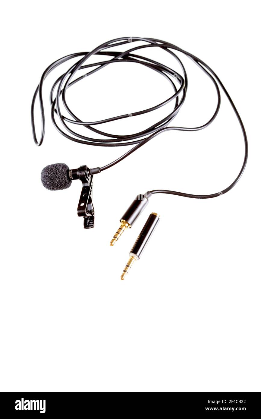 Micro lavalier hi-res stock photography and images - Alamy