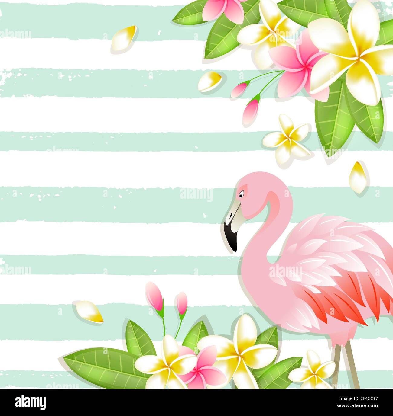 Flamingo leaf Stock Vector Images - Alamy