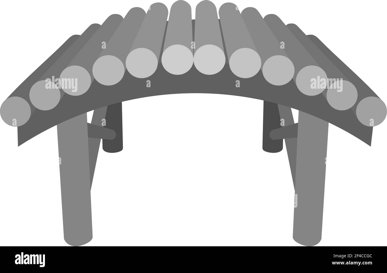 Pedestrian bridge background Cut Out Stock Images & Pictures - Alamy