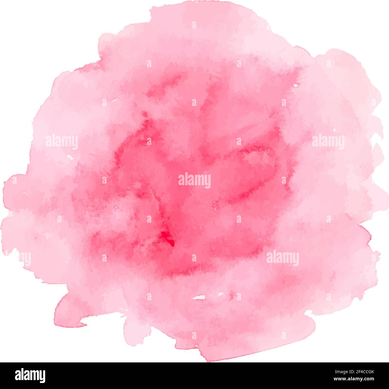 Pink watercolor vector texture isolated on a white background Stock ...