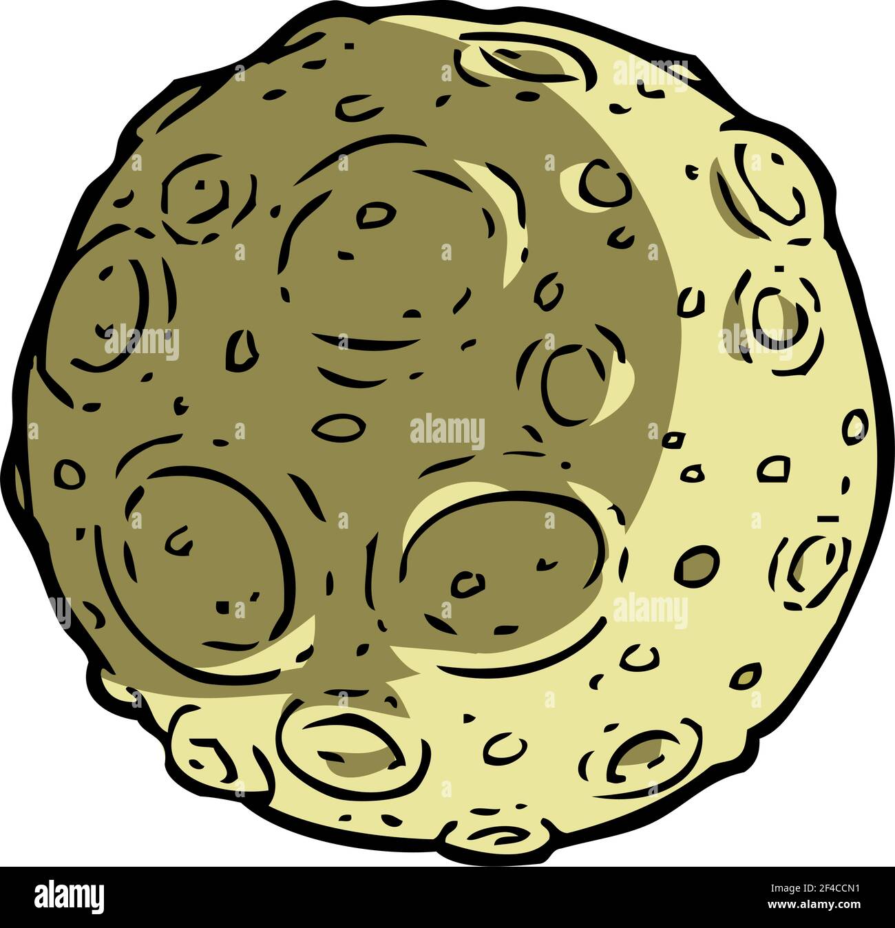 Cartoon moon surface Stock Vector Images - Alamy