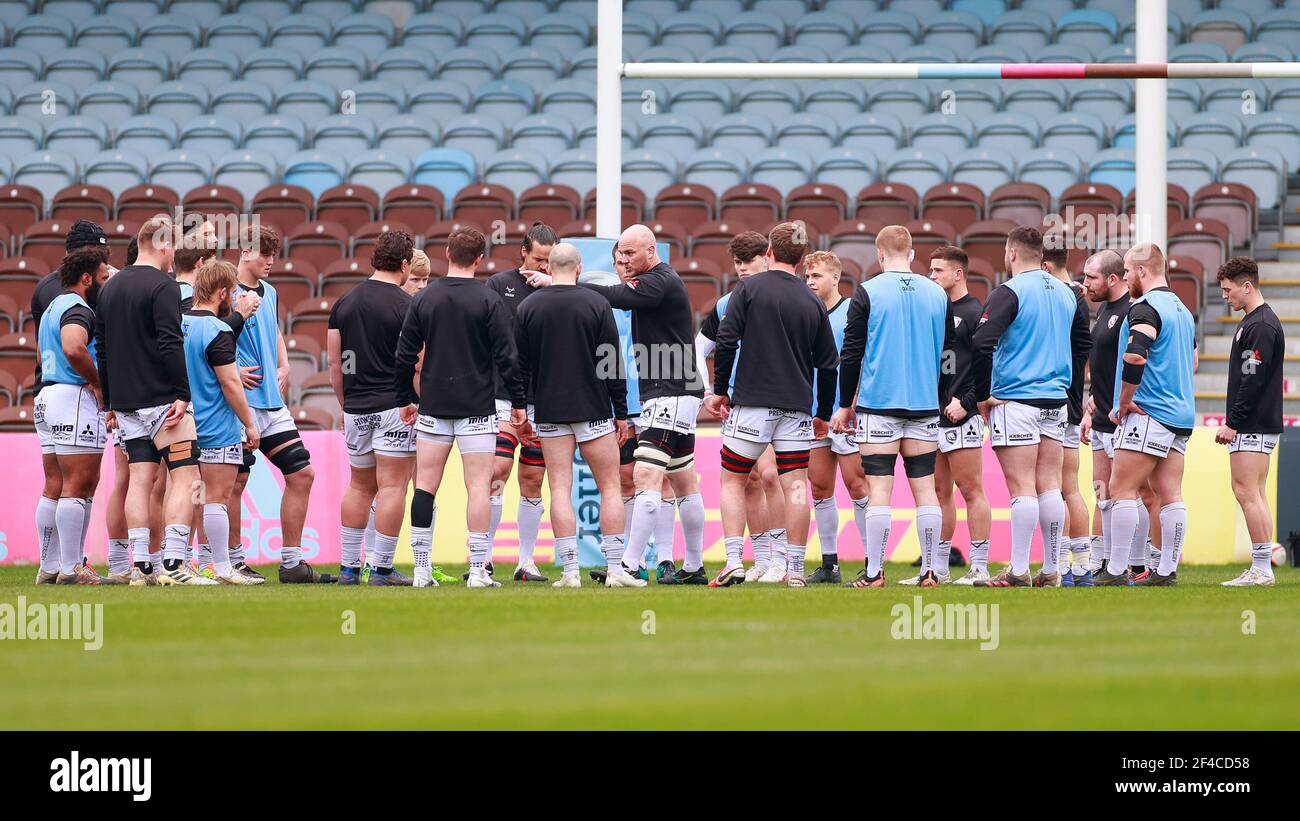 Twickenham Stoop, London, UK. 20th Mar, 2021. English Premiership Rugby ...