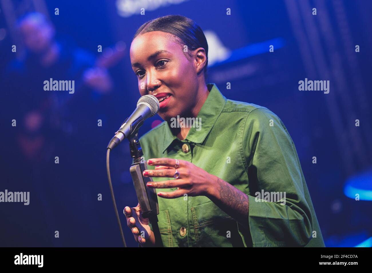 Ego Ella May performs onstage for the British Music Embassy as part of ...