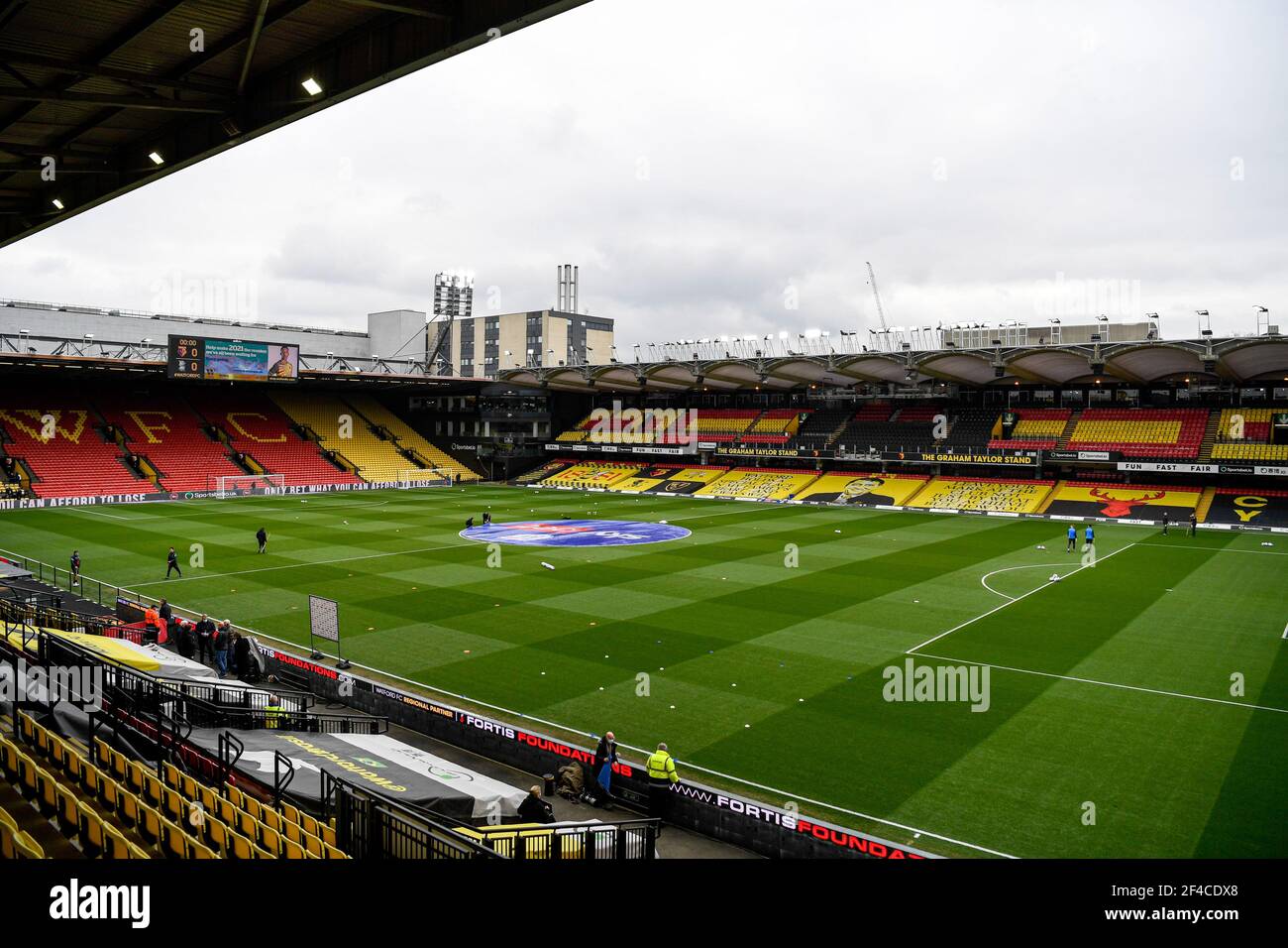 Vicarage road stadium hi-res stock photography and images - Alamy
