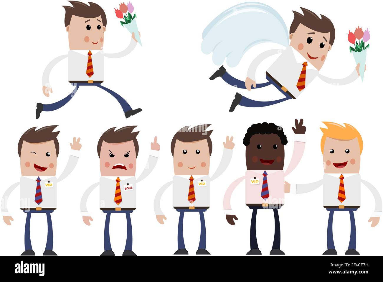 Young adult emotions anger Stock Vector Images - Alamy