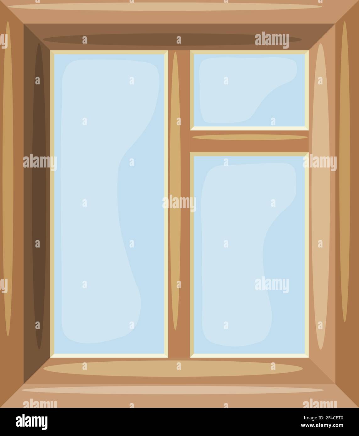 Cartoon Vector illustration of abstract windows on a white background ...