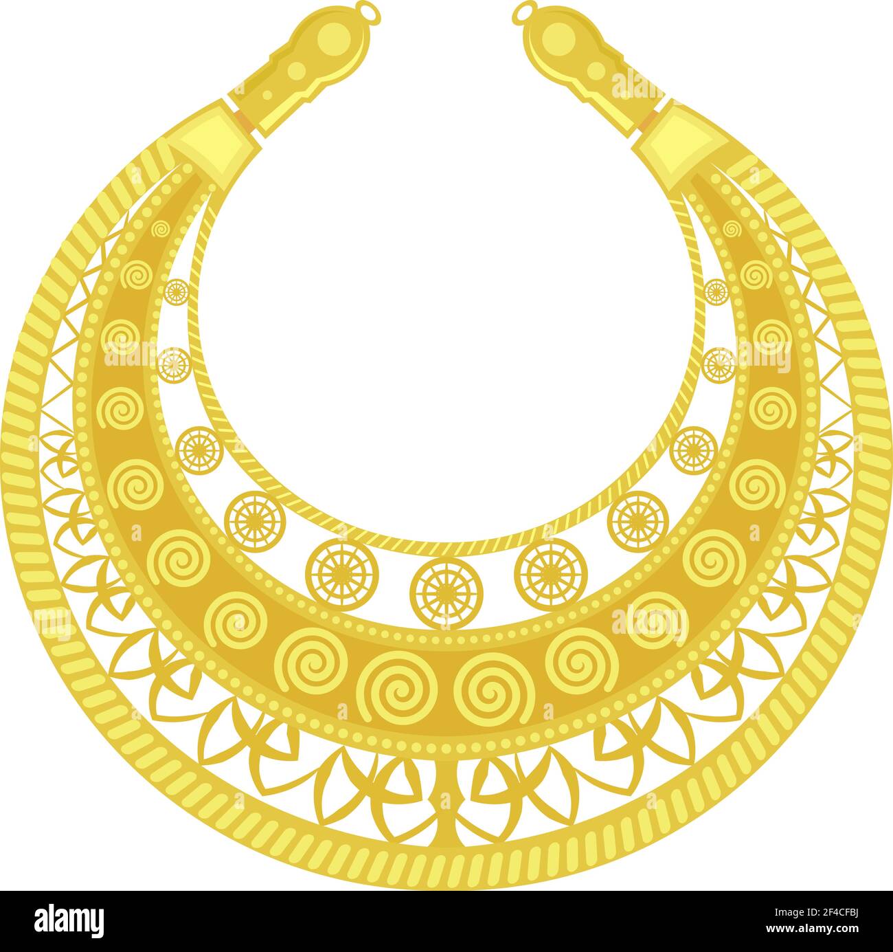 Gold pectoral Stock Vector Images - Alamy