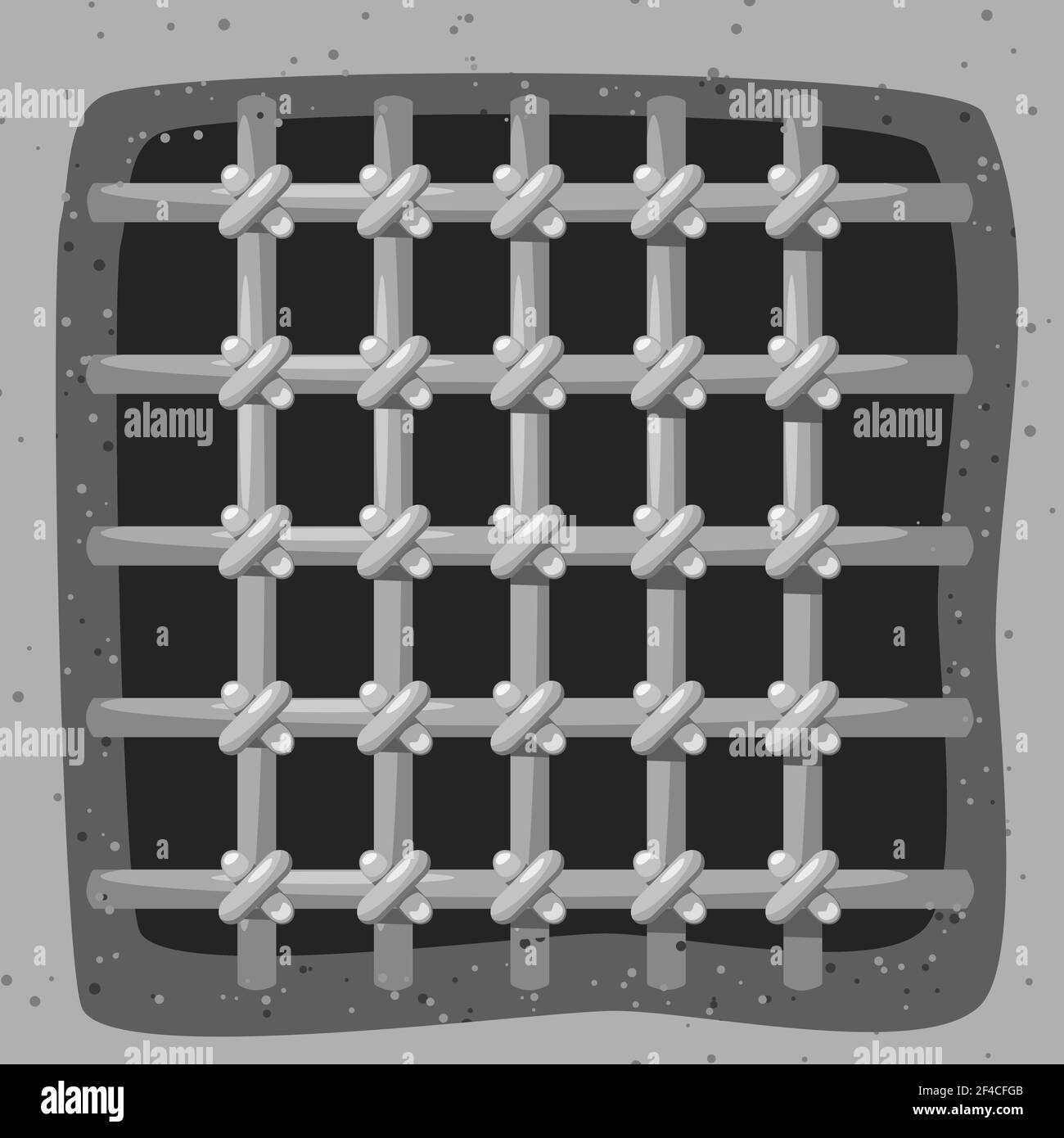 Iron window grating Stock Vector Images - Alamy