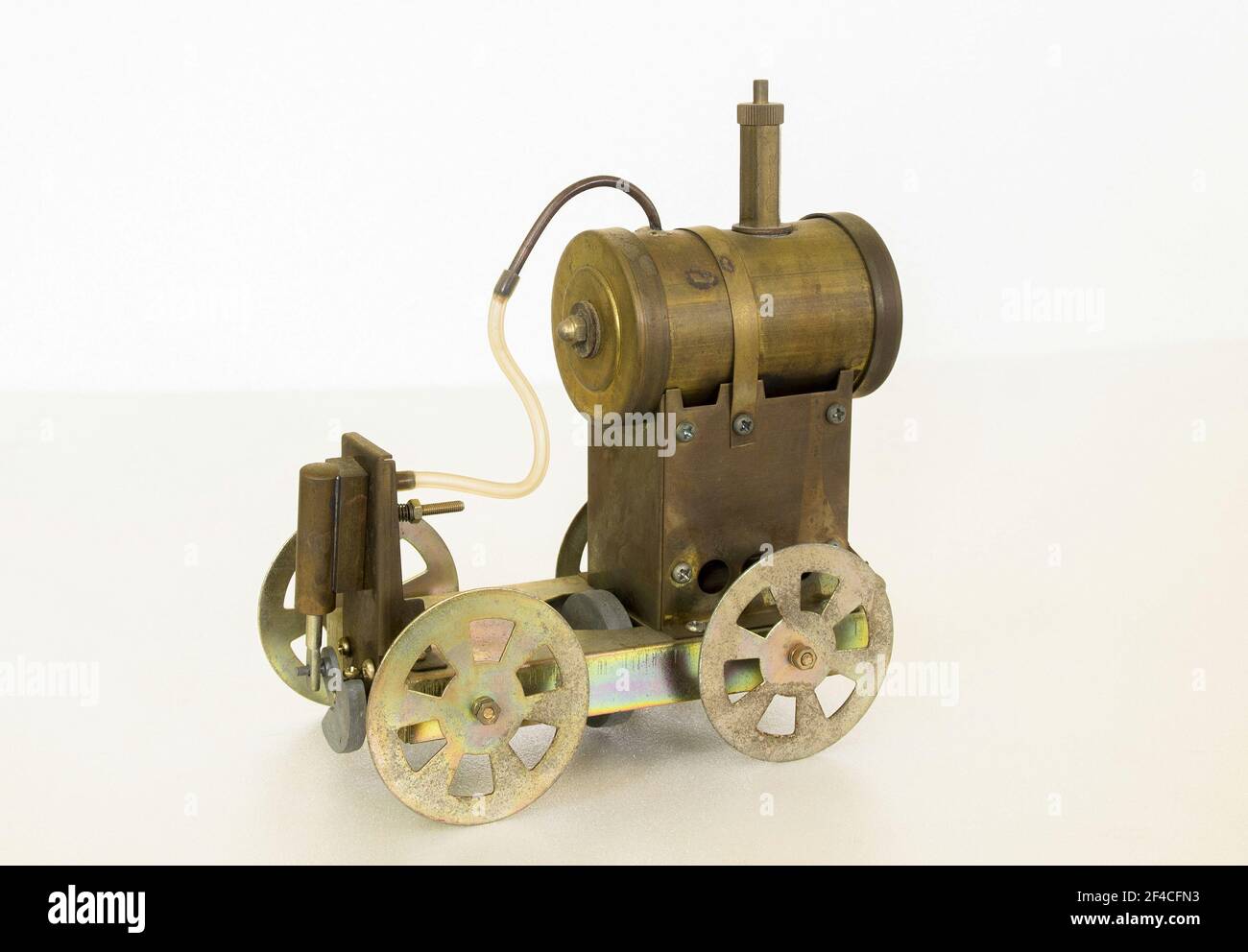 Steam engine car model Stock Photo - Alamy