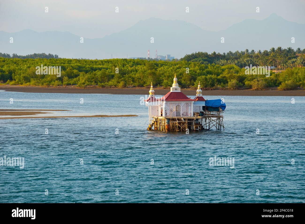 Small temple at sea, South Lombok, Indonesia Stock Photo - Alamy