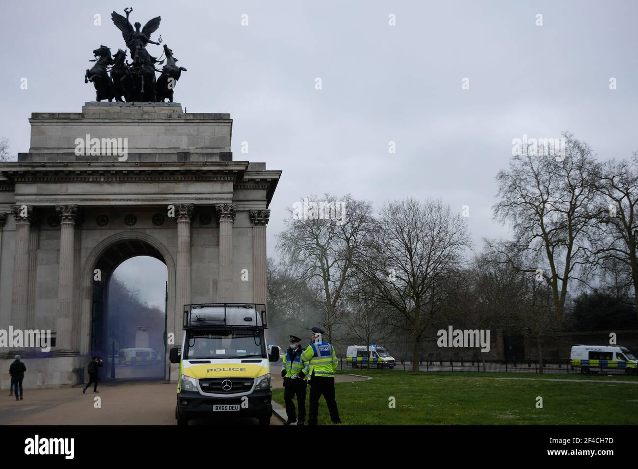 Protesters let hi-res stock photography and images - Alamy