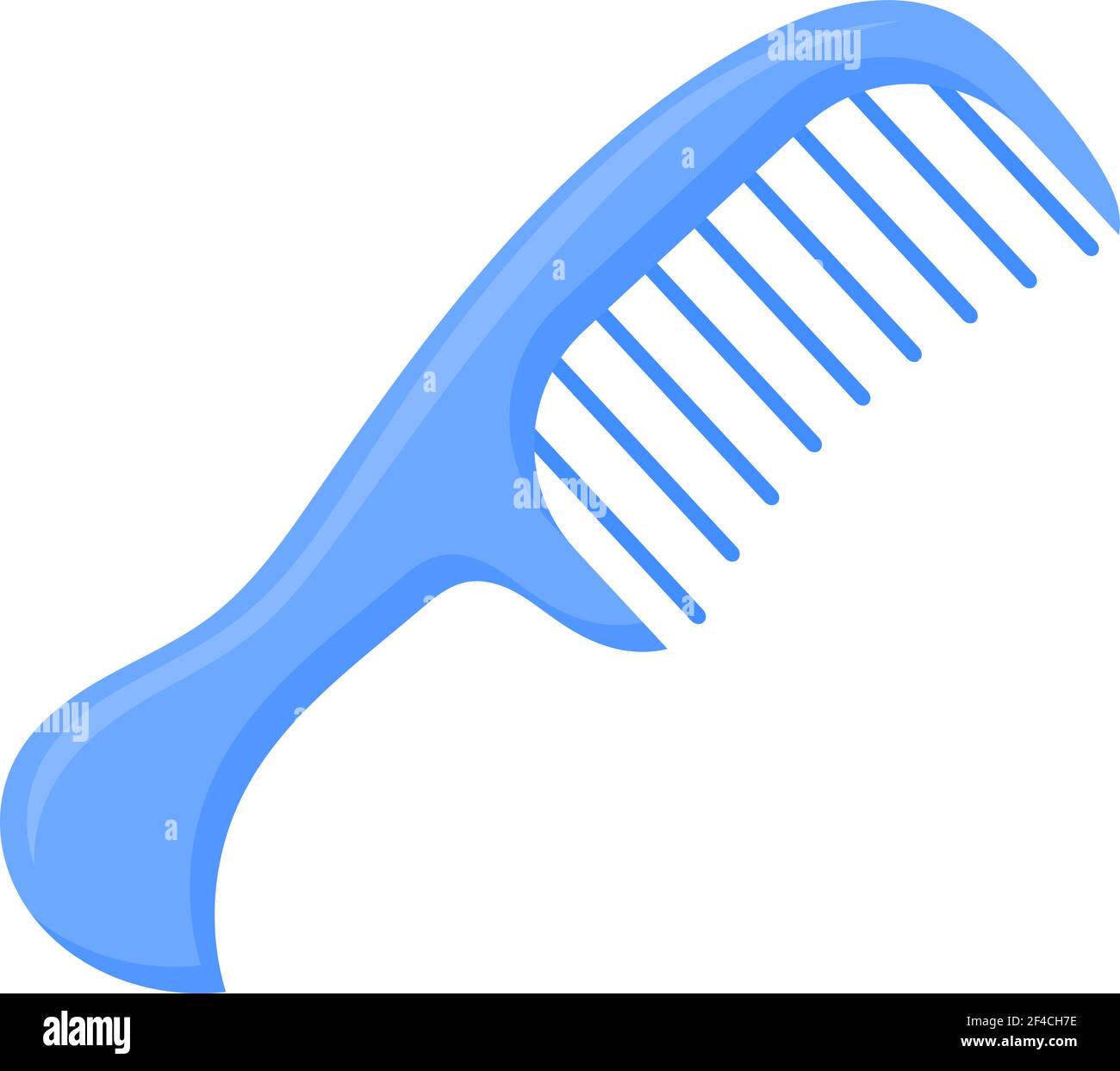 Plastic hairdressers comb Stock Vector Images - Alamy