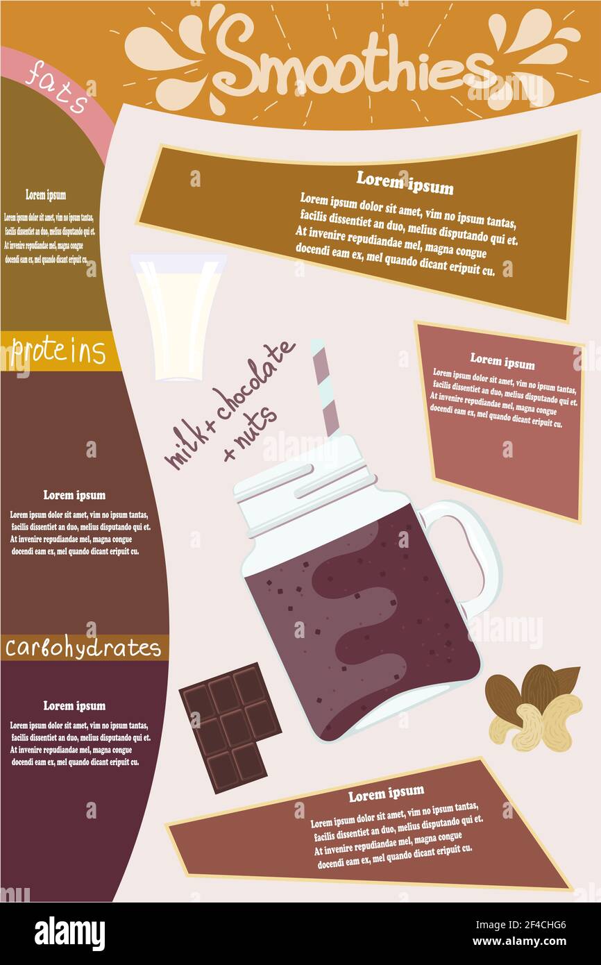 Sweet smoothies. Glass glass with a vitamin cocktail smoothie of milk ...