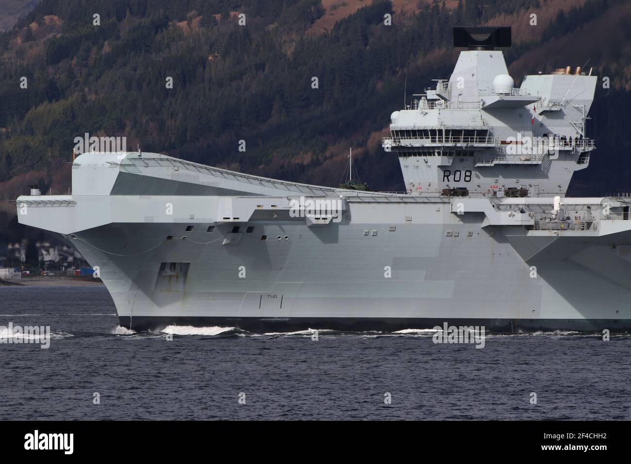 After loading ammunition in preparation for her maiden operational ...