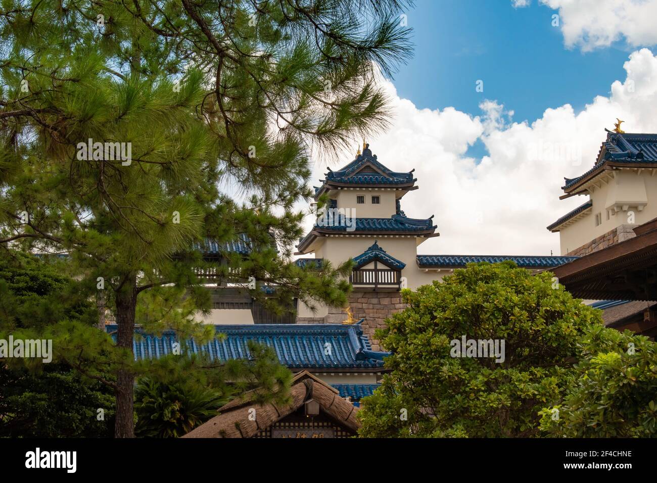 Orlando, Florida. July 29, 2020. Partial view of Japan Pavillion at ...