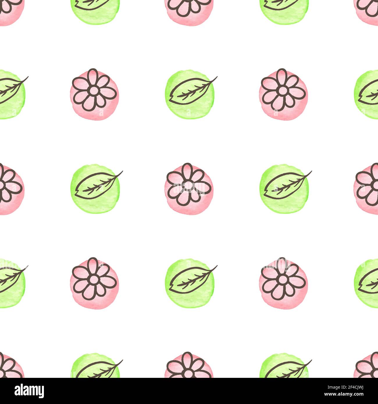 Seamless background pink blobs Stock Vector Images - Alamy