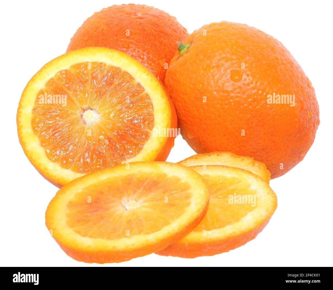 Slice ripe tangerine on hi-res stock photography and images - Alamy