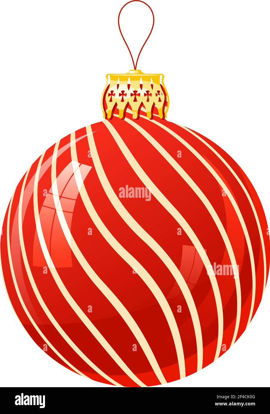 Spiral christmas tree toy Stock Vector Images - Alamy