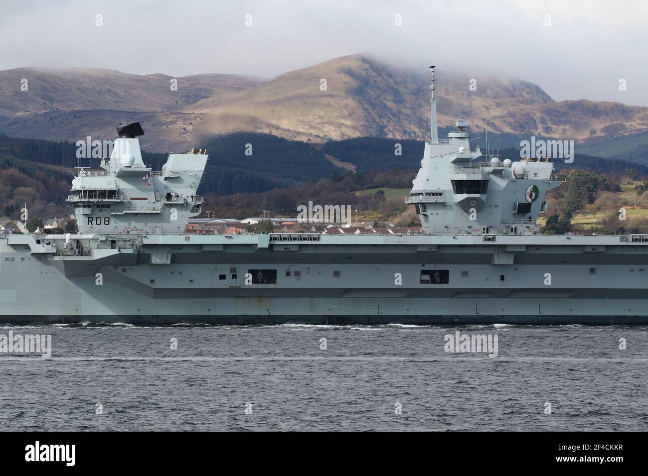 After loading ammunition in preparation for her maiden operational ...