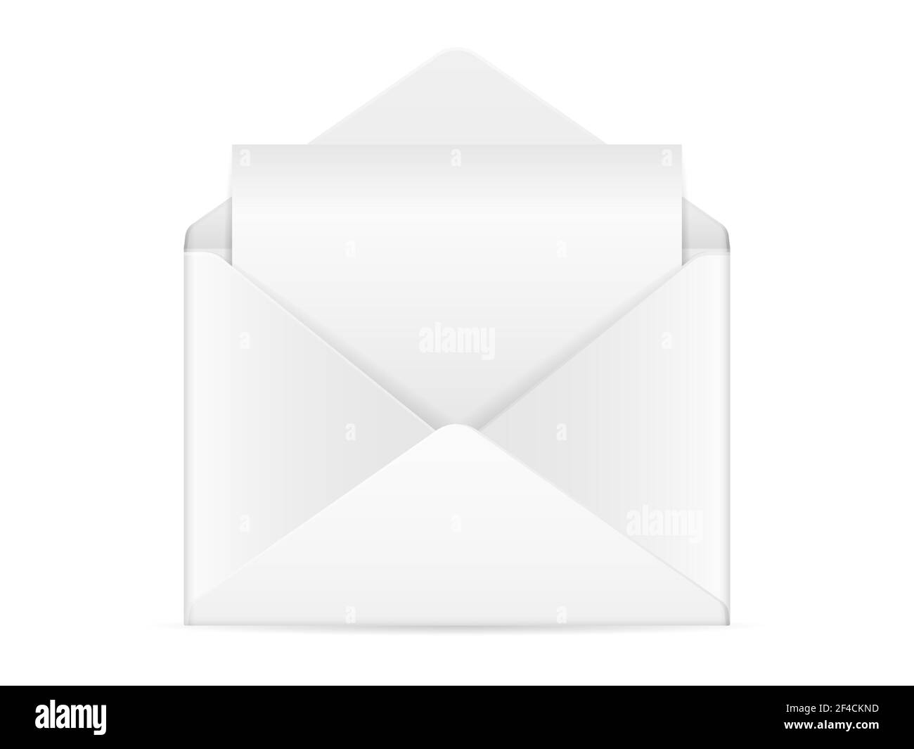 Envelope on a white background. Vector illustration Stock Photo - Alamy