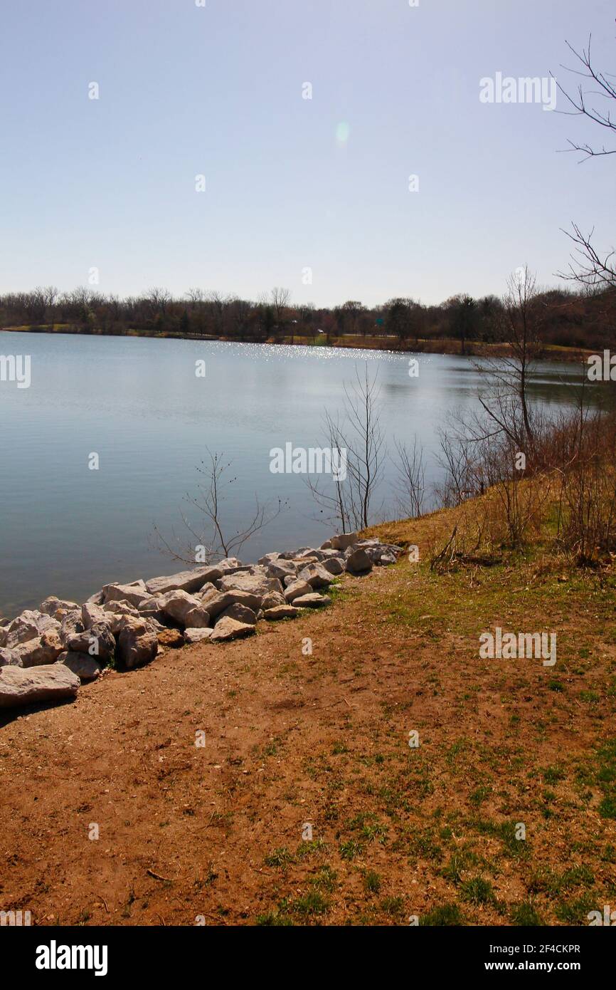 Antrim Lake, Columbus, Ohio Stock Photo - Alamy