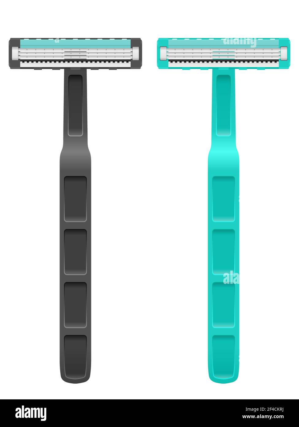 Razor set on a white background. Vector illustration Stock Photo - Alamy